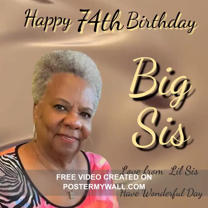 Copy of Happy Birthday Sis | PosterMyWall