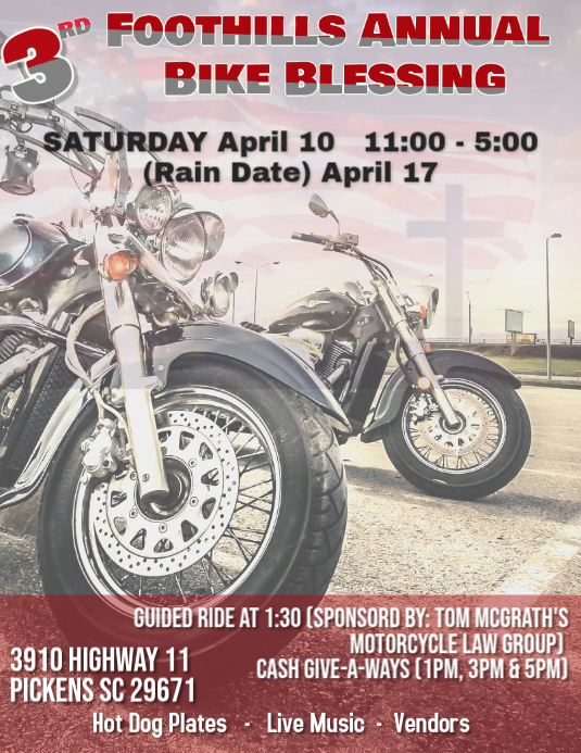 Copy of motorcycle run rally flyer template | PosterMyWall