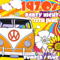 RETRO PARTY Template | PosterMyWall