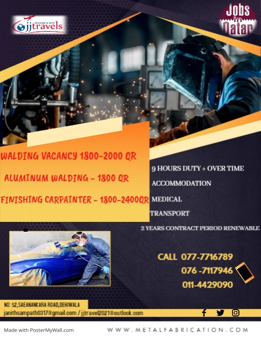 Copy of Copy of Metal Works Fabrication Service Flyer Templat | PosterMyWall