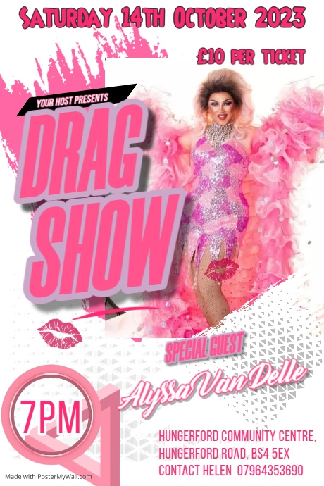 DRAG SHOW | PosterMyWall