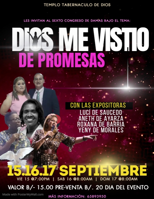 CONGRESO DE DAMAS | PosterMyWall