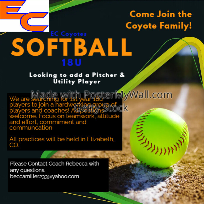 Green Softball Tournament Video | PosterMyWall