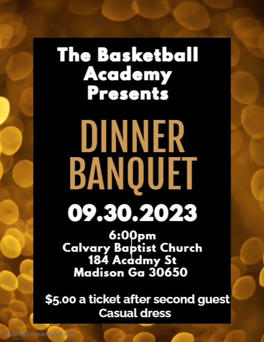 Dinner Banquet Flyer Template | PosterMyWall