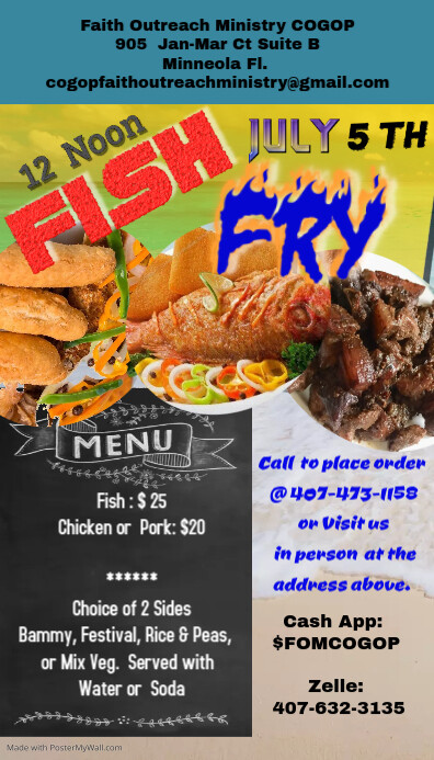 Fish Fry ticket | PosterMyWall