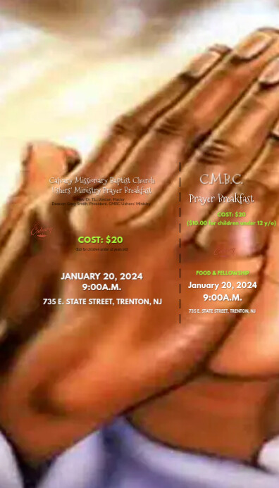 Prayer Breakfast Tickets 2024 | PosterMyWall