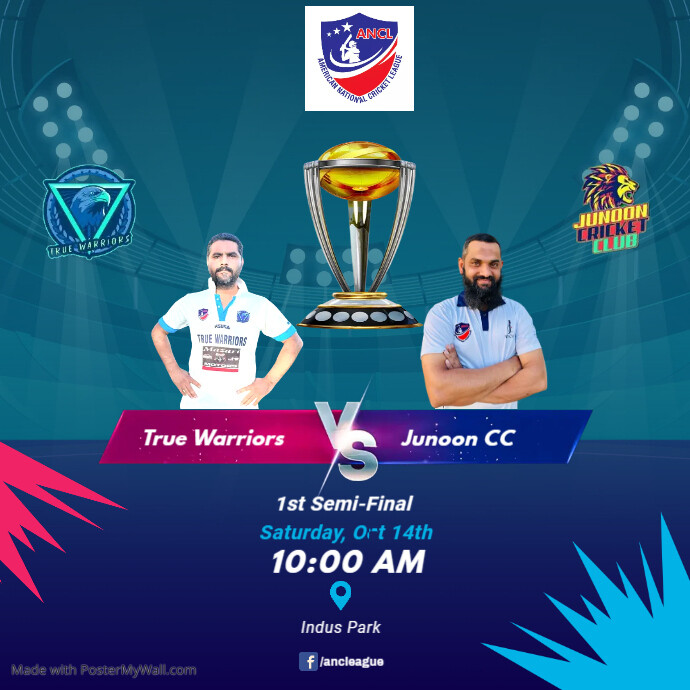 Copy of Cricket Match | PosterMyWall