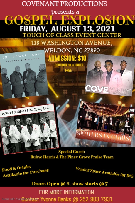 Copy of Copy of Copy of NCMSL GOSPEL CONCERT | PosterMyWall