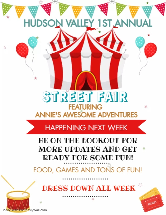 Circus Carnival flyer Fundraiser | PosterMyWall