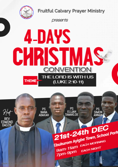 Christmas church convention | PosterMyWall