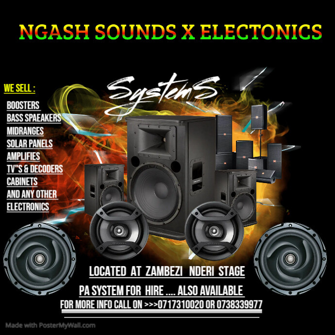 sound system | PosterMyWall