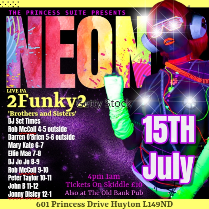 Copy of Neon Party Nightclub Poster | PosterMyWall