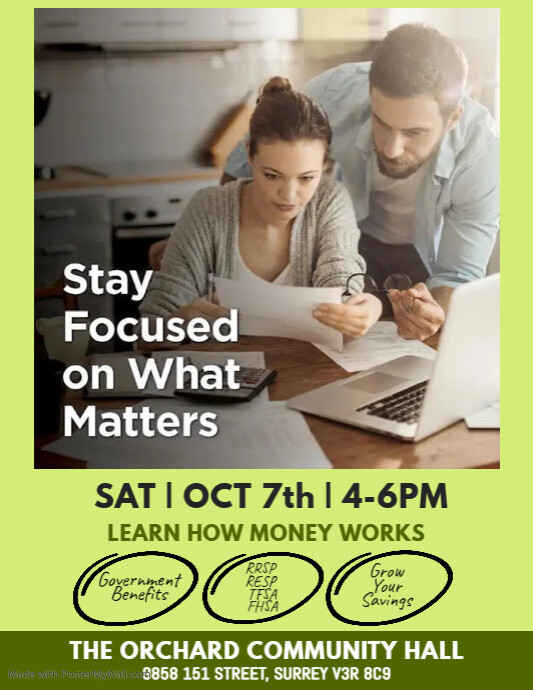 Personal Finance Workshop Flyer | PosterMyWall