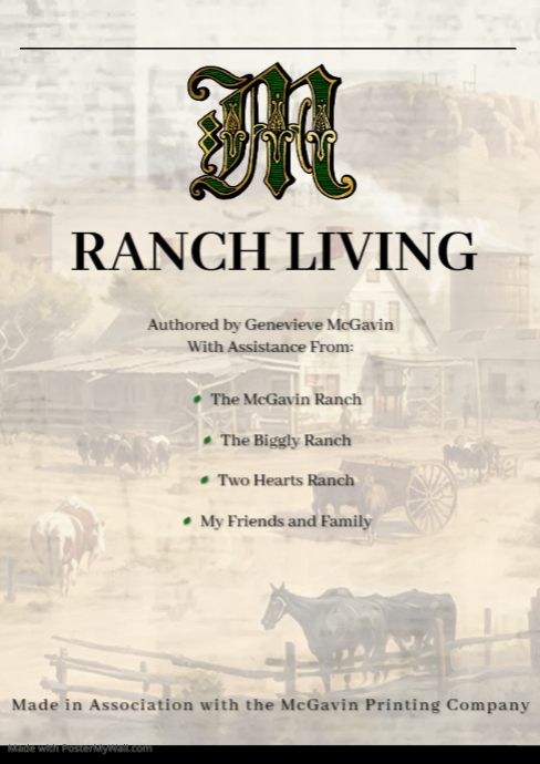 Ranch Living Back Cover | PosterMyWall