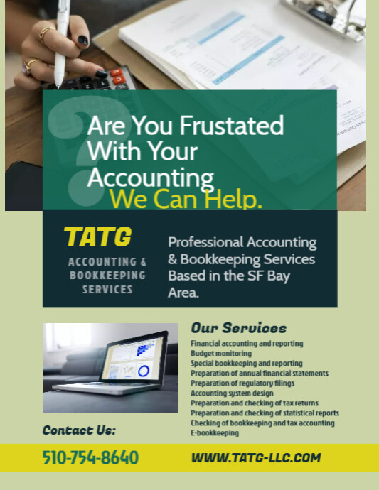 Accounting Services TATG | PosterMyWall