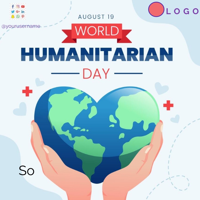 Copy of 19th August world humanitarian day 2023 templ | PosterMyWall