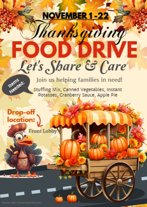 Thanksgiving, event,autumn | PosterMyWall