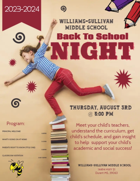 Back to School Night | PosterMyWall