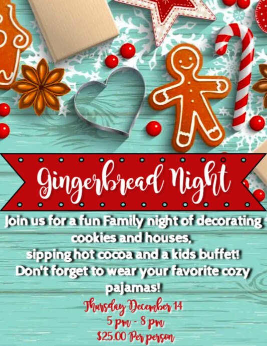Holiday Family Night | PosterMyWall