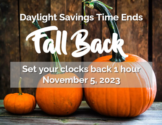 Fall Back 2022 | PosterMyWall