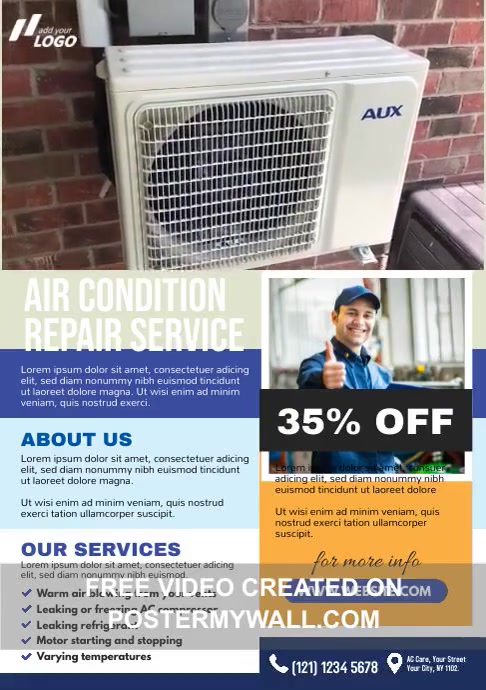AC Repair Services | PosterMyWall