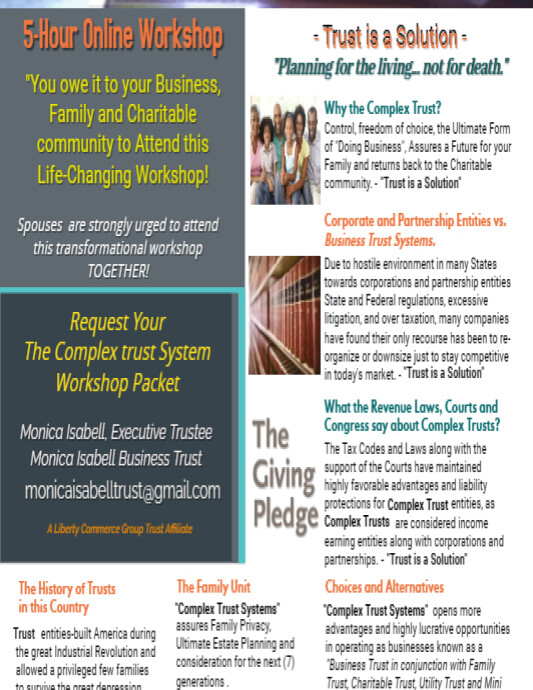 The Complex Trust System Flyer EAP (1) | PosterMyWall