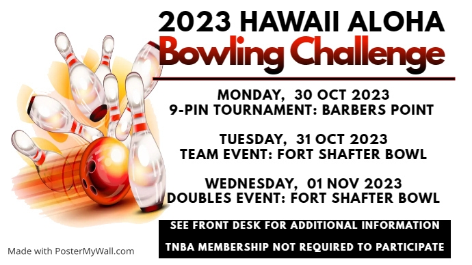 TNBA Bowling Tournament Poster | PosterMyWall