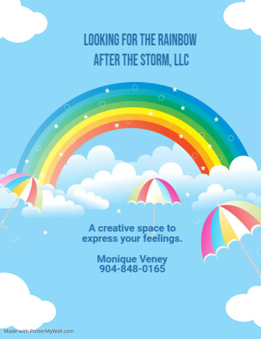 Copy of Find-A-Rainbow Day flyer template | PosterMyWall