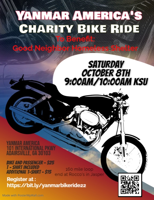 motorcycle run rally flyer template | PosterMyWall