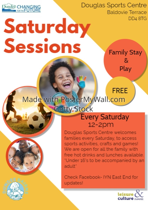 Saturday Sessions | PosterMyWall