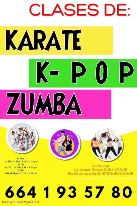 Copia de Hula-hoop Classes Flyer Template | PosterMyWall