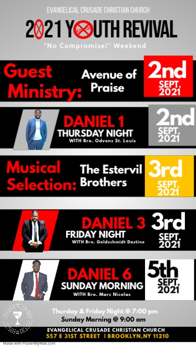 Copy of Copy of Church schedule | PosterMyWall