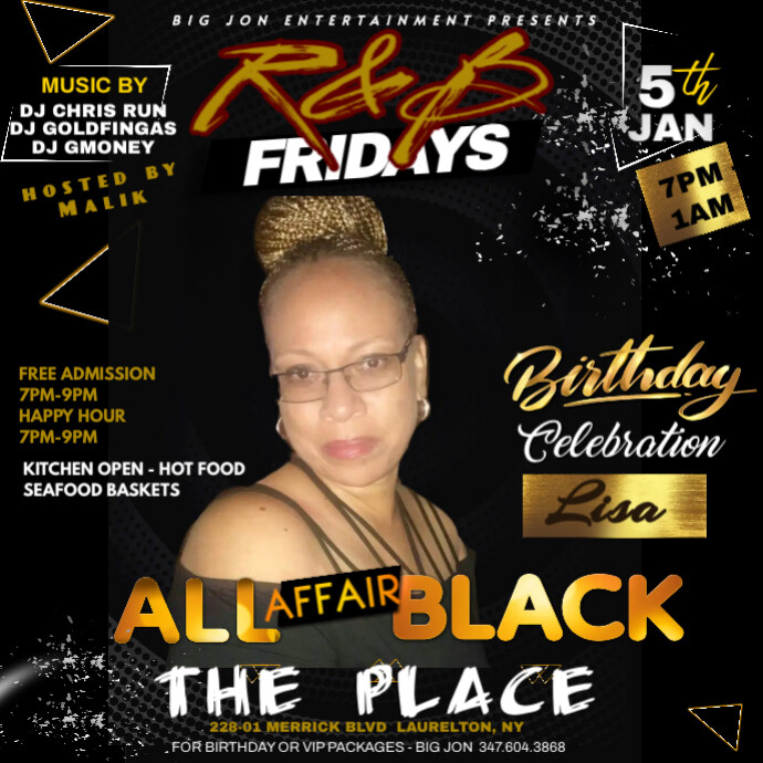 All Black party (1) | PosterMyWall