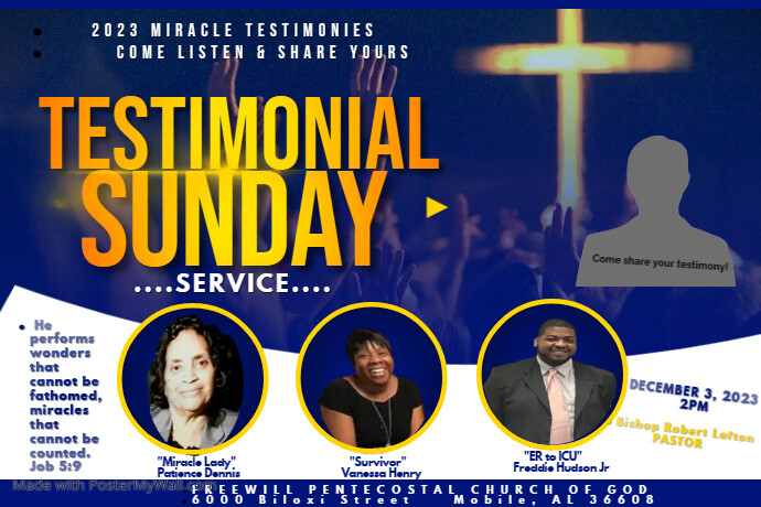 Testimonial flyer | PosterMyWall