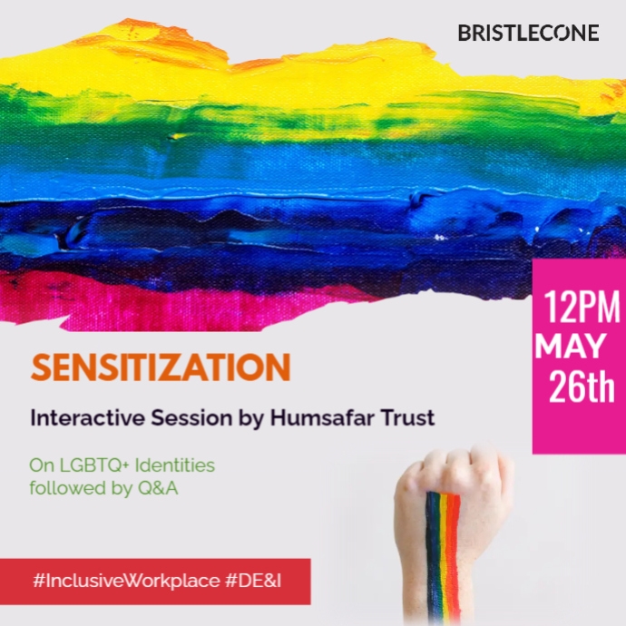 Copy of LGBTQ Sensitization Session - May 2023 | PosterMyWall