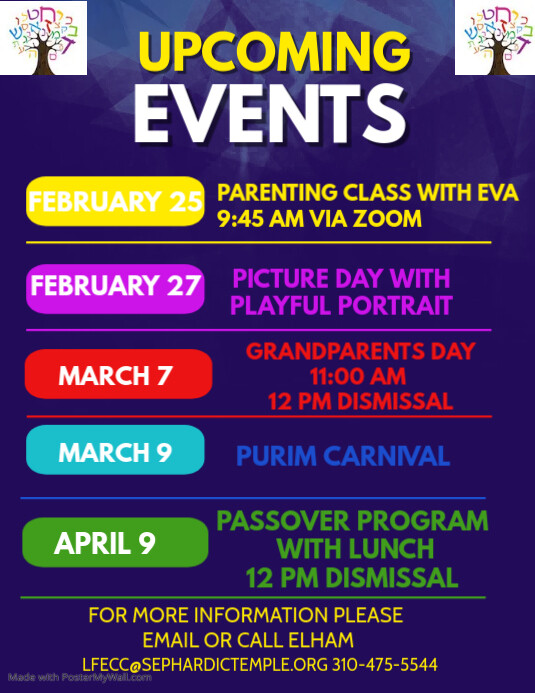 Upcoming Events | PosterMyWall