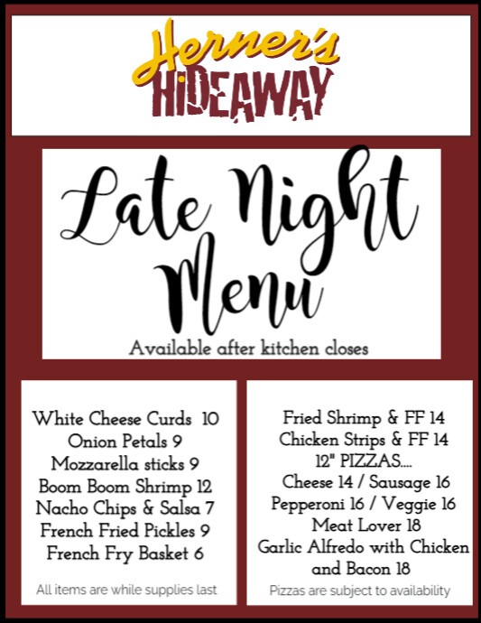 Copy of Menu | PosterMyWall