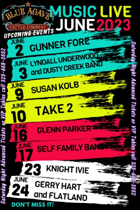 Upcoming Events Music Live Poster | PosterMyWall
