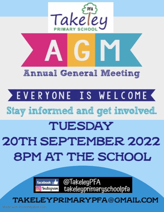 Copy of pfa agm School Flyer | PosterMyWall
