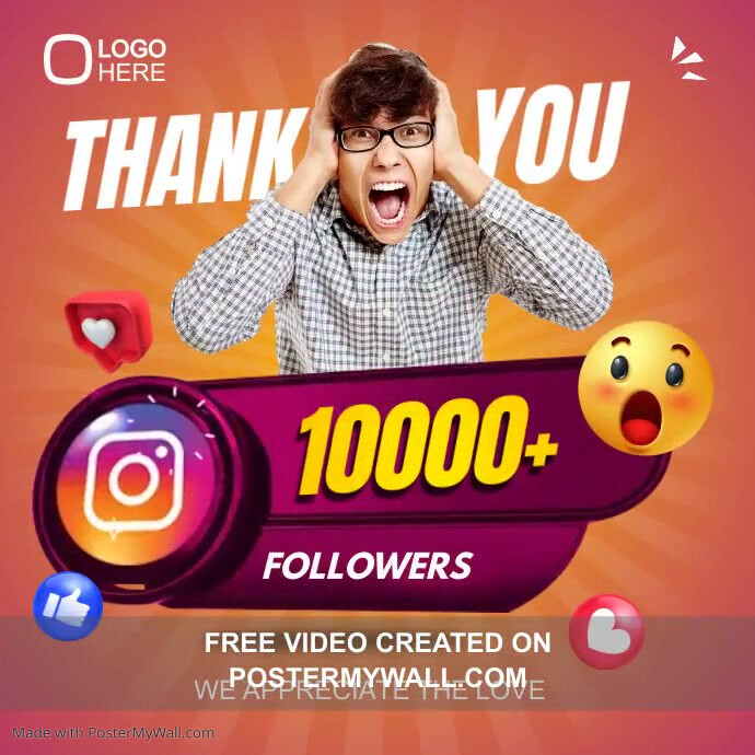 Copy of followers appreciation | PosterMyWall