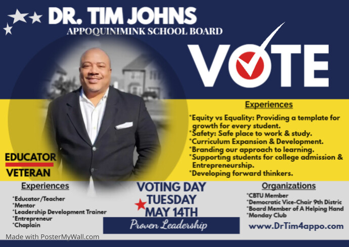 Election Campaign Postcard | PosterMyWall