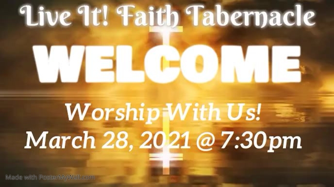 Copy of Christian welcome - Digital signage | PosterMyWall