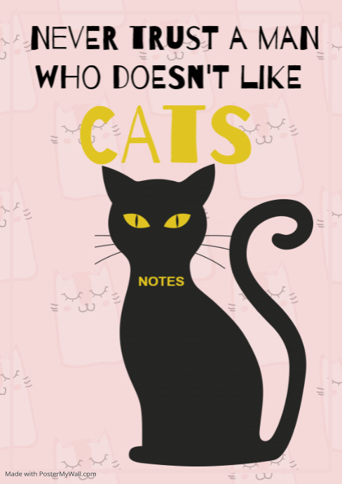 Cats Notebook cover | PosterMyWall