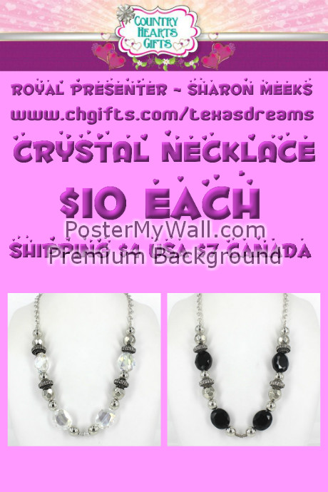 Crystal Necklace | PosterMyWall