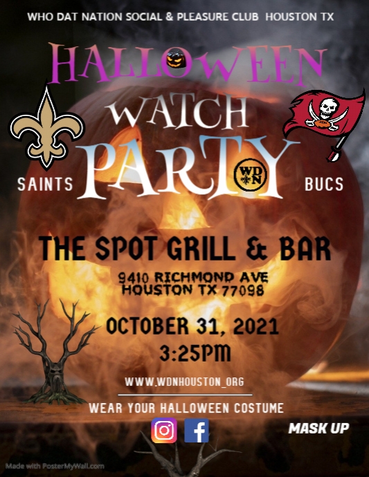 Copy of Halloween Party Thunder Digital Display Video | PosterMyWall