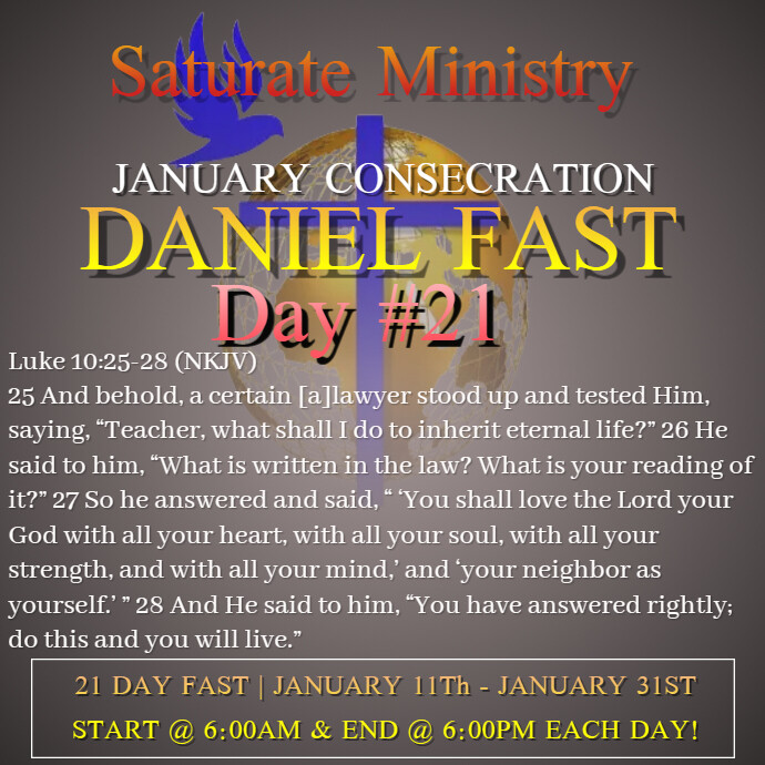 Daniel Fast Flyer (1) | PosterMyWall