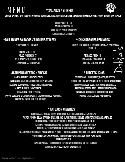 back menu | PosterMyWall