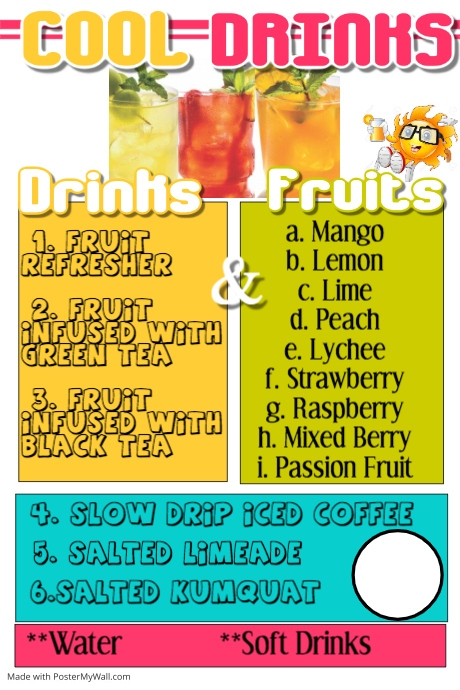 Copy of Drink Poster | PosterMyWall