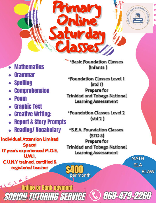 English Tutoring Flyer (3) | PosterMyWall