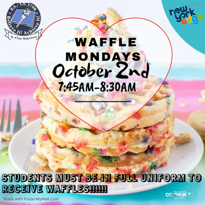 NATIONAL WAFFLE DAY | PosterMyWall